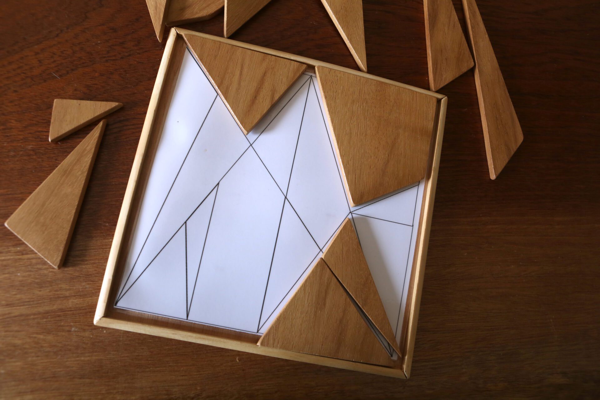 Loculus d'Archimède ou Stromachion - Bouliwood Créations Bois