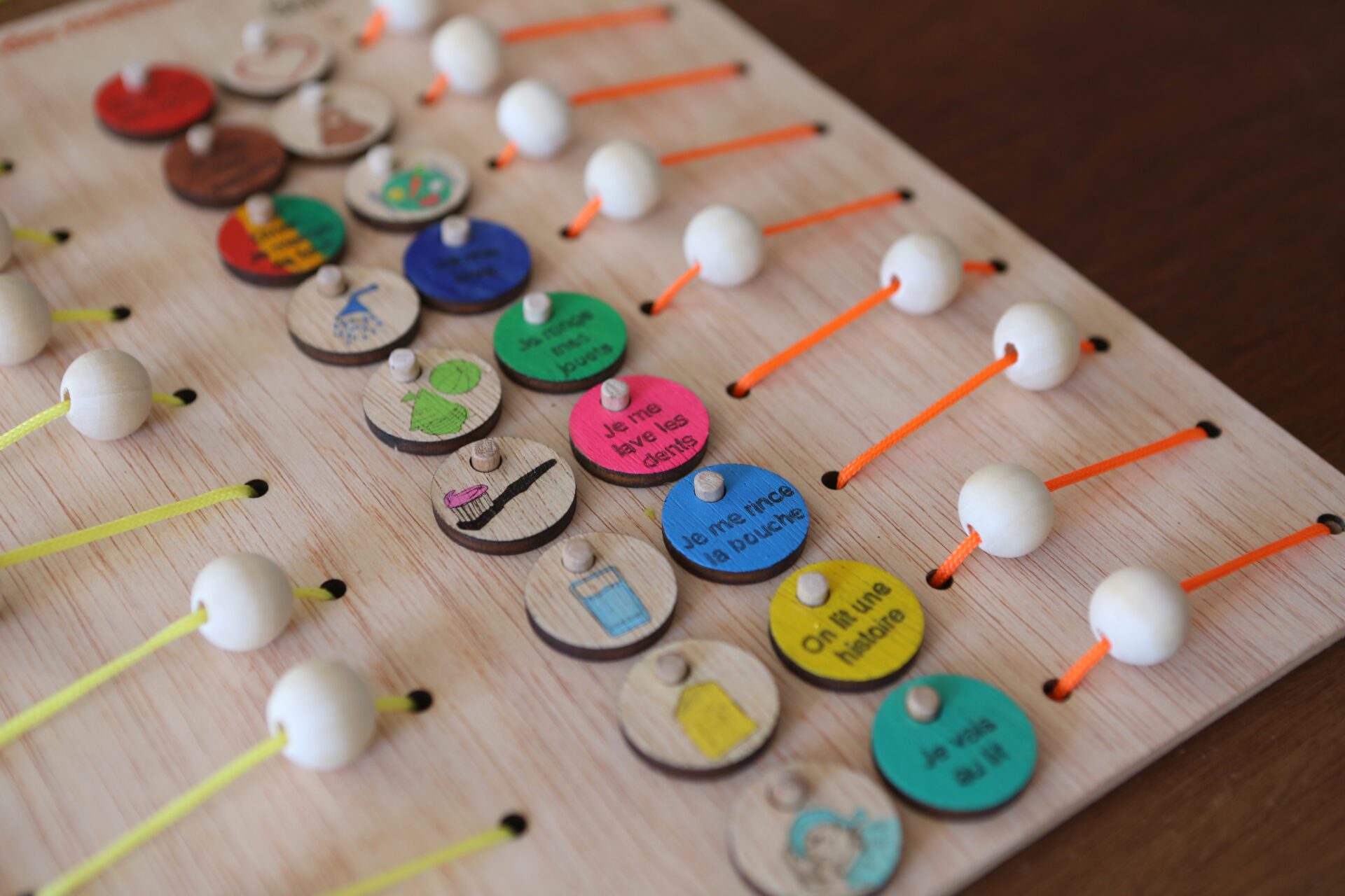 Tableau des routines - Bouliwood Créations Bois