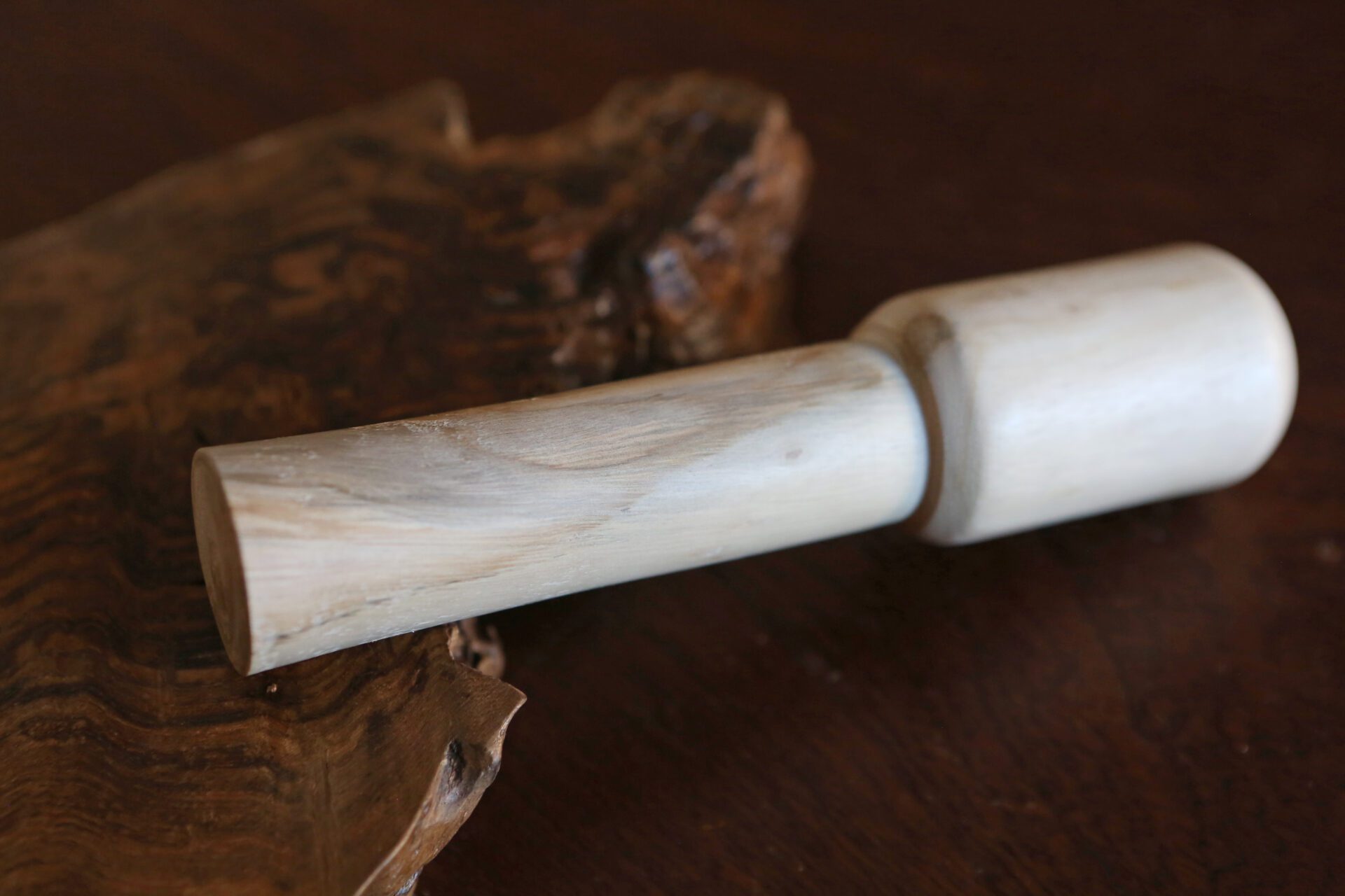 Grand Pilon en Olivier 17cm - Bouliwood Créations Bois